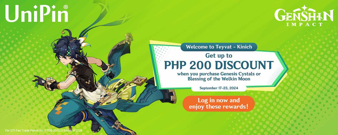 Unipin Welcome To Tevat Kinich Ph